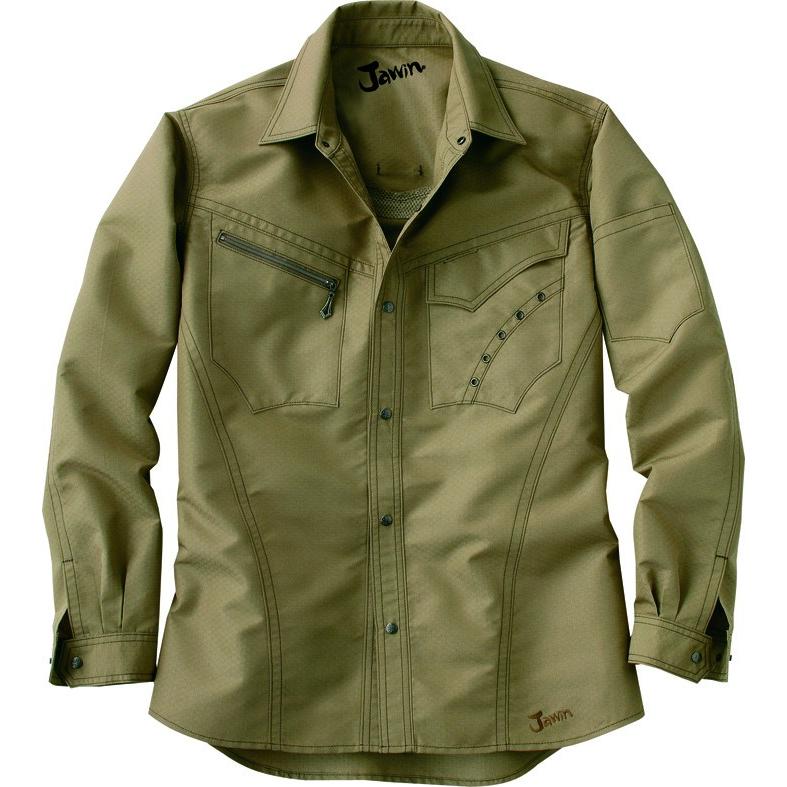 自重堂 jawin ジャウィン 55604+55602 長袖シャツ 上下セット S〜5L【春夏】2セットで送料無料 かんたん刺繍申込み 新庄剛志 作業着 かっこいい : はたらくヒト支え隊 ...