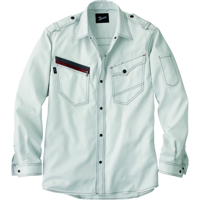 自重堂 jawin ジャウィン 55704+55702 長袖シャツ 上下セット S〜5L【春夏】2セットで送料無料 かんたん刺繍申込み 新庄剛志 作業着 かっこいい : はたらくヒト支え隊 ...