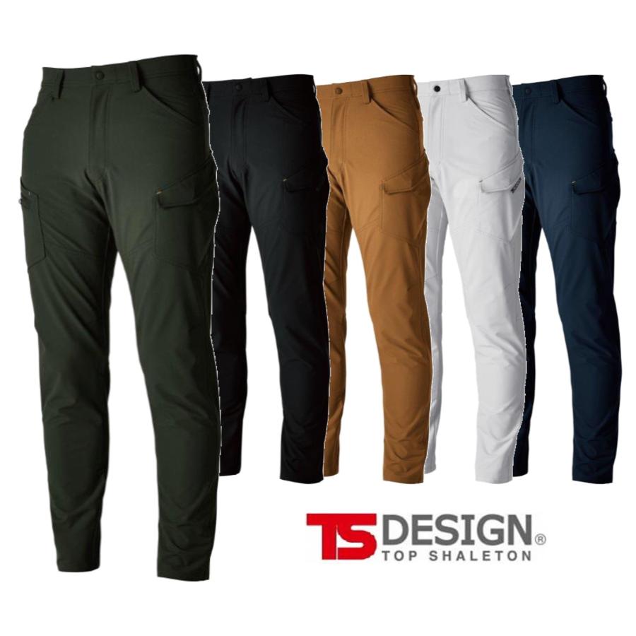 TS DESIGN 【送料無料】TS サマー ストレッチ カーゴパンツ 正規代理店 軽量 春夏 SS〜6L 藤和 5604 作業着 作業服 刺繍 TSDESIGN ティーエスデザイン ...