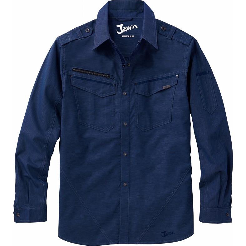 自重堂 jawin ジャウィン 56604 ストレッチ長袖シャツ S〜5L【春夏】1万円(税抜)以上送料無料 かんたん刺繍申込み 新庄剛志 作業着 安い : はたらくヒト支え隊 - 通販 ...