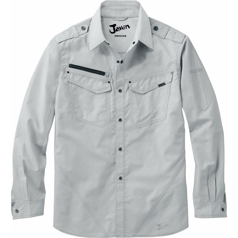 自重堂 jawin ジャウィン 56604 ストレッチ長袖シャツ S〜5L【春夏】1万円(税抜)以上送料無料 かんたん刺繍申込み 新庄剛志 作業着 安い : はたらくヒト支え隊 - 通販 ...