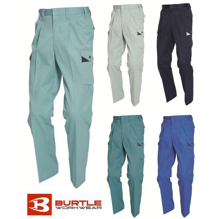 BURTLE バートル 6002 70〜88cm ツータックカーゴパンツ 【秋冬】 かんたんすそ上げ申し込み 1万円(税抜)以上で送料無料 作業服 作業着 おしゃれ かっこいい :6002 ...