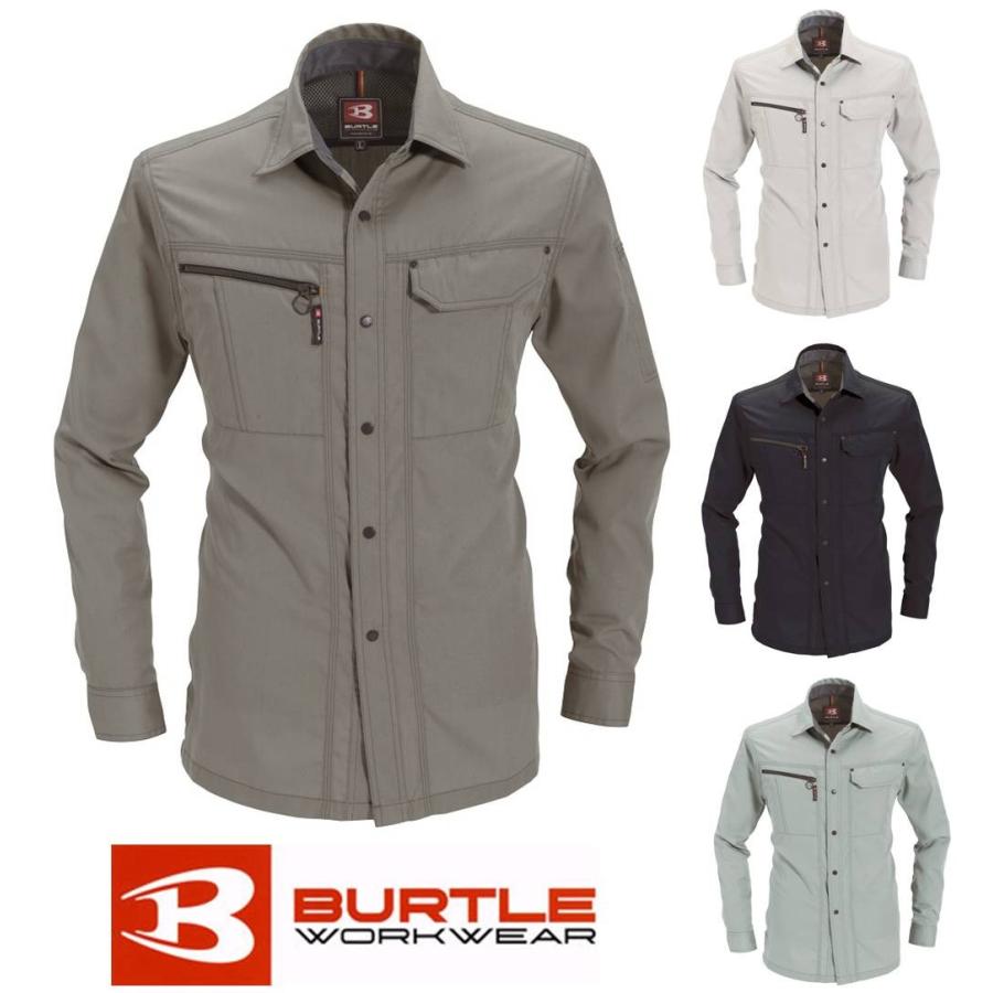 BURTLE バートル 6063 3L〜4L 長袖シャツ 【春夏】 かんたん刺繍申し込み 作業服 作業着 おしゃれ かっこいい : 6063-l : はたらくヒト支え隊 - 通販 ...