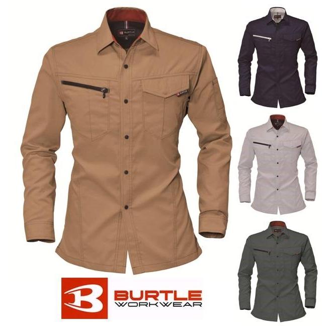 BURTLE バートル 6083 S〜LL 長袖シャツ 【春夏】 かんたん刺繍申し込み 作業服 作業着 おしゃれ かっこいい : はたらくヒト支え隊 - 通販 - Yahoo!ショッピング