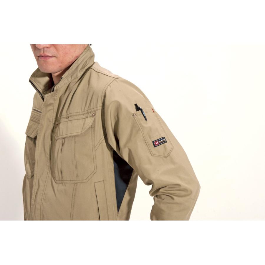 BURTLE バートル 6091 SS〜LL ジャケット ブルゾン 【秋冬】 かんたん刺繍申し込み 1万円(税別)以上で送料無料 作業服 作業着 おしゃれ かっこいい : はたらくヒト支え隊 ...