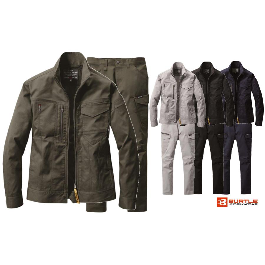 BURTLE 【送料無料】BURTLE バートル ストレッチ SDGs 春夏 上下セット ジャケット 6211 6212 静電 正規代理店 作業服 作業着 ブルゾン かんたん刺繍申し込み ...