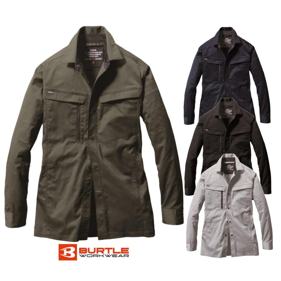 BURTLE 【送料無料】BURTLE バートル ストレッチ SDGs 春夏 長袖シャツ 6215 静電 正規代理店 作業服 作業着 ブルゾン かんたん刺繍申し込み : はたらくヒト支え隊 ...