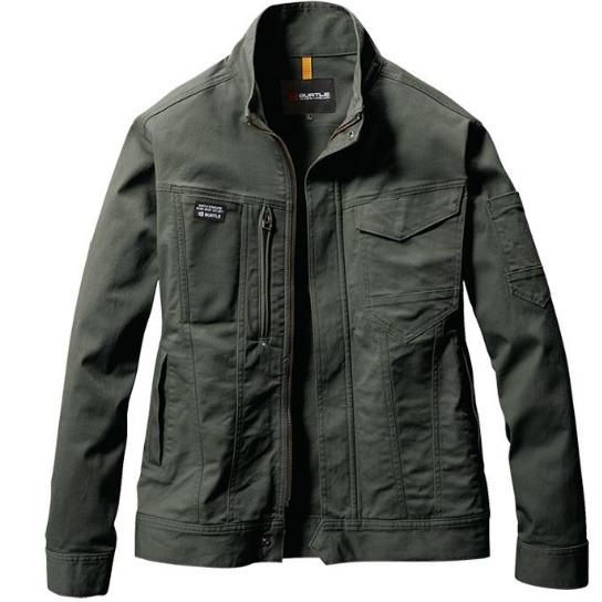 BURTLE 【2024年最新作・送料無料】BURTLE バートル 綿生地 ストレッチ ジャケット カーゴパンツ 上下セット 綿98% SS〜8L かんたん刺繍申込み 681 682 作業着 ...