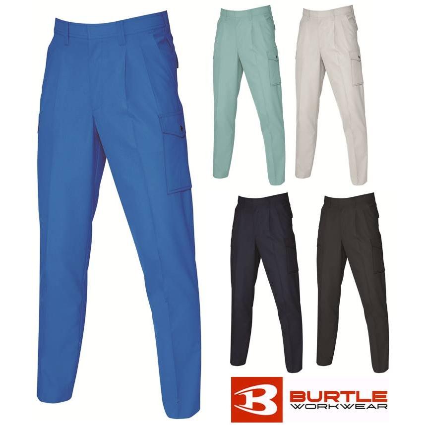 BURTLE バートル 7066 91〜115cm ツータックカーゴパンツ 春夏 作業服 作業着 : はたらくヒト支え隊 - 通販 - Yahoo!ショッピング