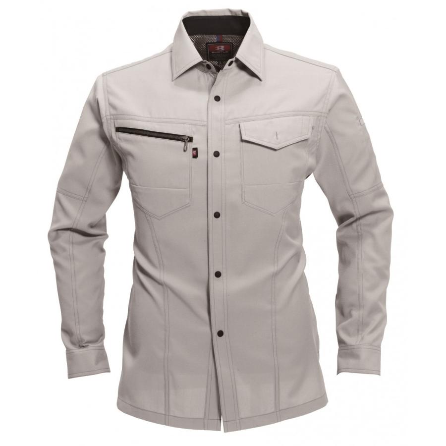 BURTLE バートル 7093 3L〜4L 長袖シャツ(ユニセックス) 【春夏】 かんたん刺繍申し込み 作業服 作業着 おしゃれ かっこいい :7093-L:はたらくヒト支え隊 - 通販 ...