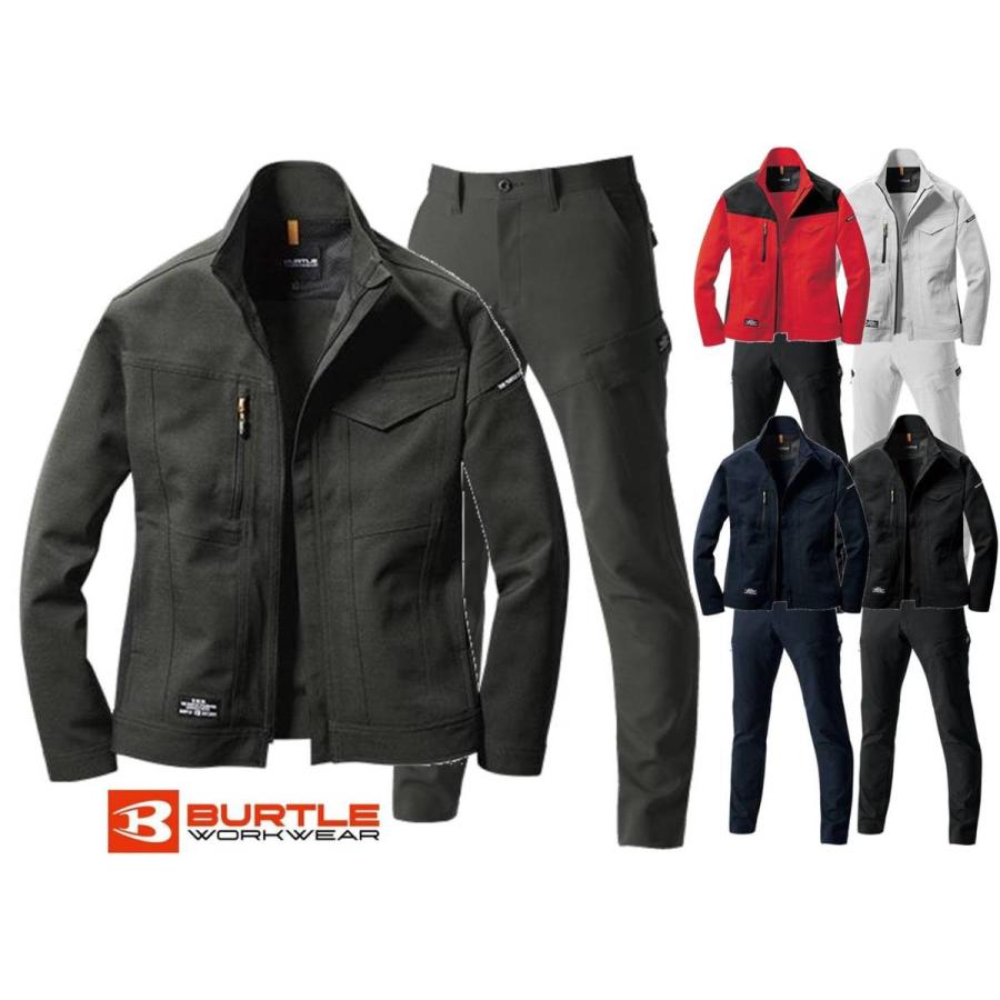 BURTLE 【送料無料】最新モデル バートル ストレッチ 上下セット S〜8L ジャケット カーゴパンツ 秋冬 かんたん刺繍申込 作業服 作業着 7301 7302 : はたらくヒト支え隊 ...
