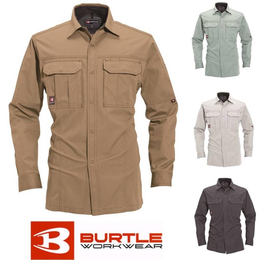 【送料無料】BURTLE バートル 8035 M〜5L 長袖シャツ 綿100% 秋冬 かんたん刺繍申し込み 作業服 作業着 : はたらくヒト支え隊 - 通販 - Yahoo!ショッピング