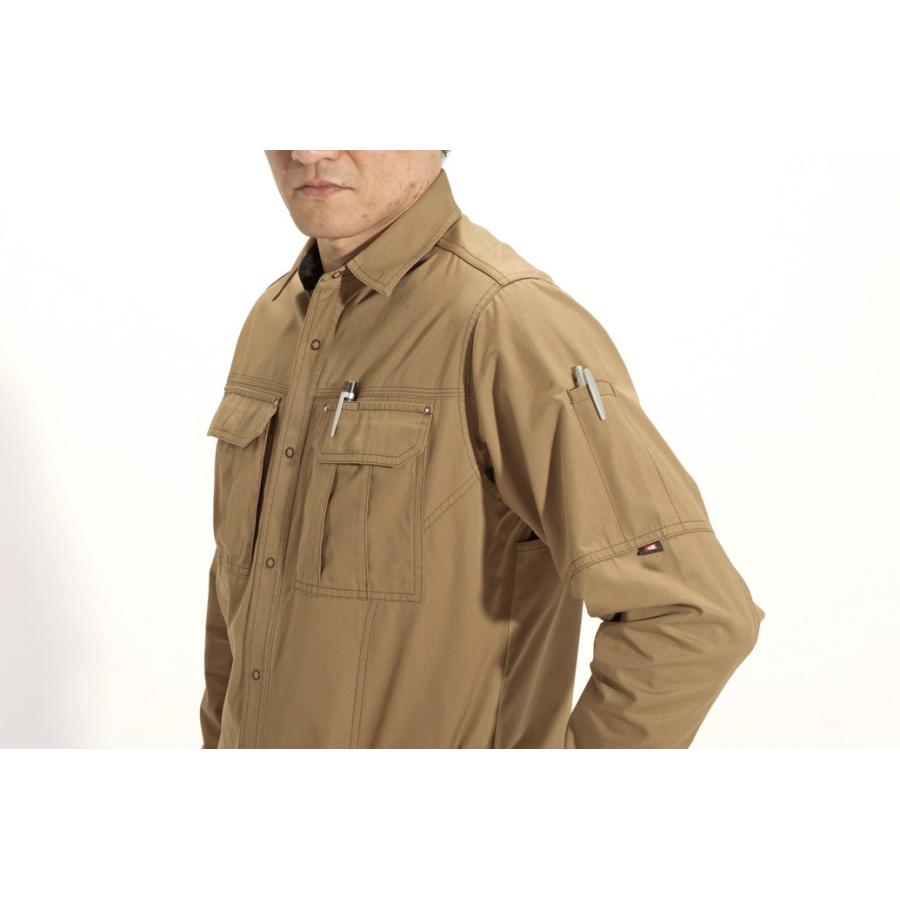 【送料無料】BURTLE バートル 8035 M〜5L 長袖シャツ 綿100% 秋冬 かんたん刺繍申し込み 作業服 作業着 : はたらくヒト支え隊 - 通販 - Yahoo!ショッピング