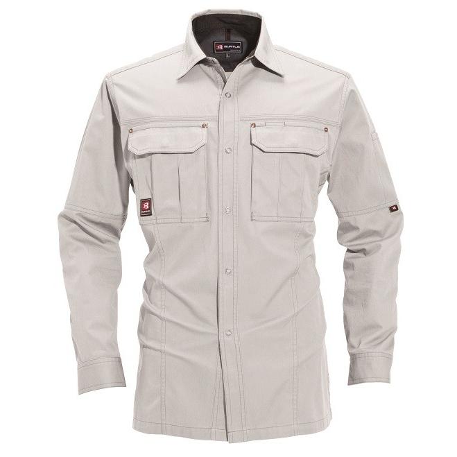 【送料無料】BURTLE バートル 8035 8032 長袖シャツ 上下セット M〜4L 綿100% 秋冬 かんたん刺繍申し込み 作業服 作業着 : はたらくヒト支え隊 - 通販 ...