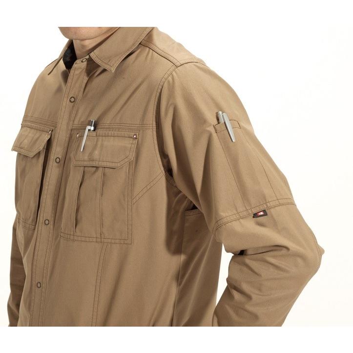 【送料無料】BURTLE バートル 8093 S〜5L 長袖シャツ 春夏 綿100% 作業服 作業着 ユニフォーム かんたん刺繍申し込み : はたらくヒト支え隊 - 通販 - Yahoo!ショッピング