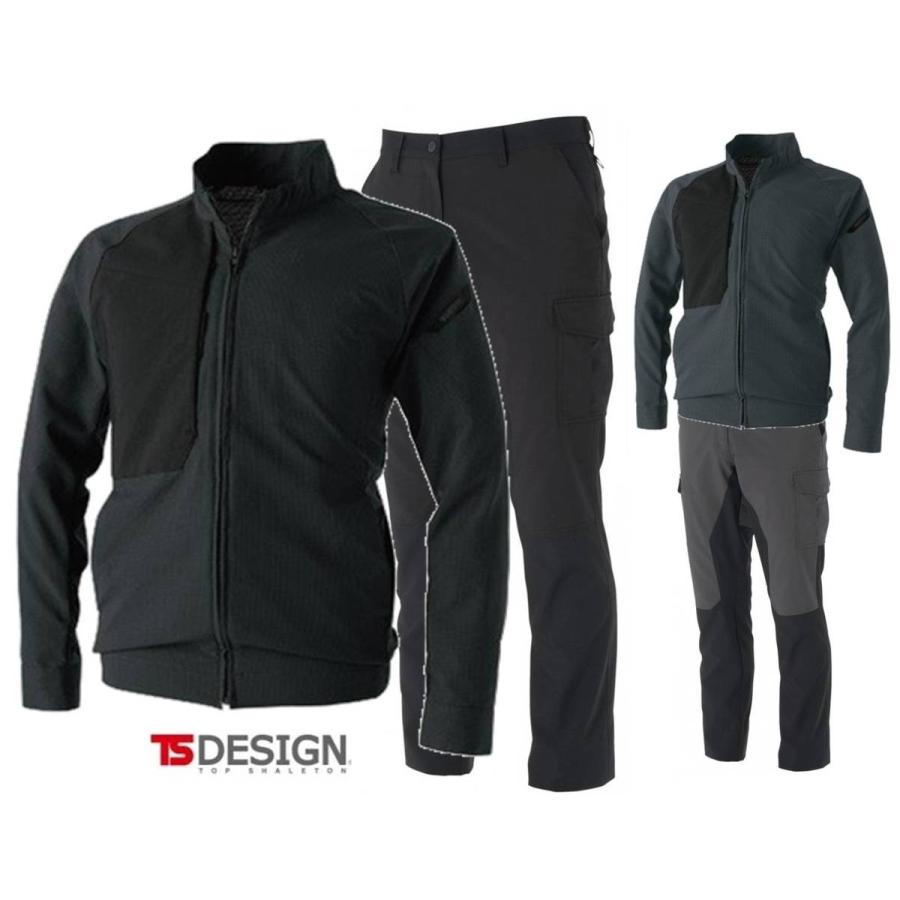 TS DESIGN 藤和 84606+84604 サマーワークジャケット 上下セット 超軽量【春夏】吸汗速乾 SS〜6L 作業着 かんたん刺繍申し込み TSDESIGN ティーエスデザイン ...