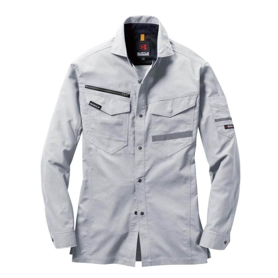 BURTLE バートル 9095 SS〜5L 長袖シャツ春夏 かんたん刺繍申込み 反射材付き 9085後継品 かっこいい : はたらくヒト支え隊 - 通販 - Yahoo!ショッピング