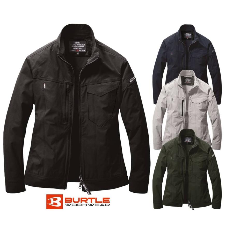 BURTLE（バートル） 【送料無料】BURTLE ストレッチ ジャケット 春夏 9511 刺繍 作業着 作業着 2022年 新作 正規代理店 ブルゾン 吸汗速乾 ジャンパー おしゃれ ...