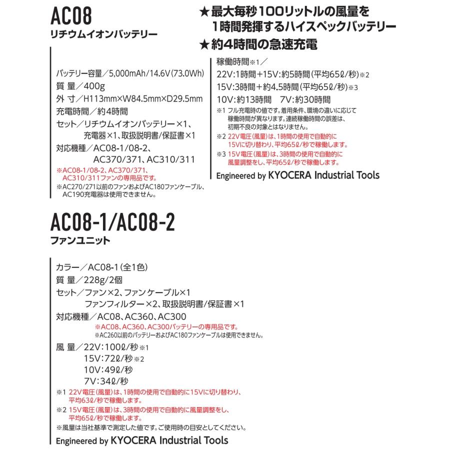 BURTLE 2024年モデル バートル 電動ファン付きウエア 空調 作業服 AC7141 長袖 S〜5L ハイパワー バッテリーファン セット AC08 AC08-1 刺繍 : はたらくヒト ...