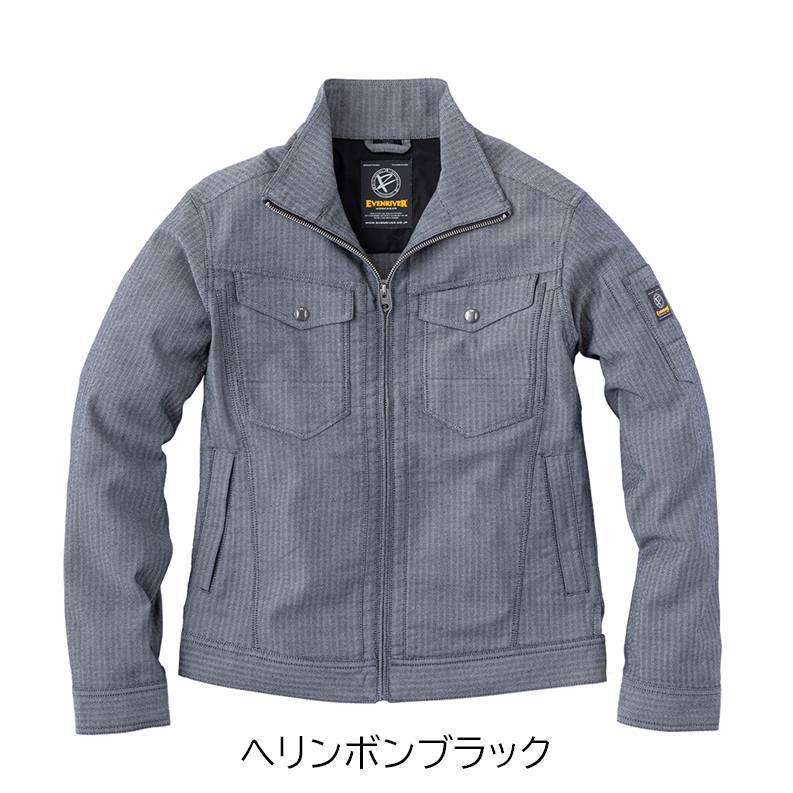 EVENRIVER 【送料無料】EVENRIVER イーブンリバー SR6007+SR6002 ライト ストレッチ 上下セット M~5L ブルゾン カーゴパンツ かんたん刺繍申込み 作業服 ...
