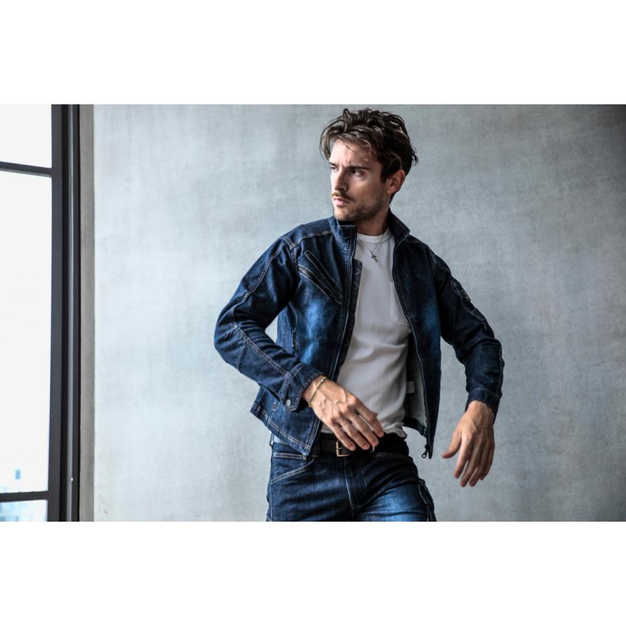 EVENRIVER イーブンリバー USD307 ストレッチ デニム S~5L ブルゾン ジャケット かんたん刺繍申込み 作業服 作業着 秋冬向き ブラスト かっこいい :USD307 ...