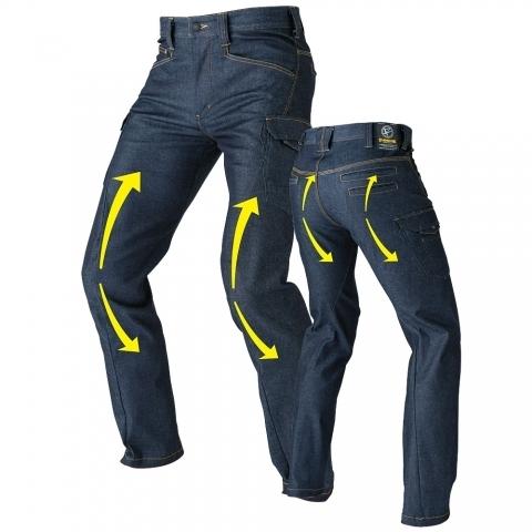 EVENRIVER 【送料無料】EVENRIVER イーブンリバー USD402 ストレッチ デニム S~5L カーゴパンツ かんたんすそ上げ申込み 作業服 作業着 秋冬向き 作業ズボン ...