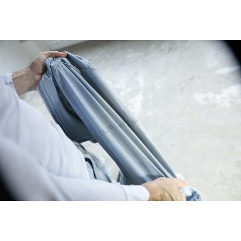 EVENRIVER イーブンリバー USD702 ストレッチ デニム S~5L カーゴパンツ かんたんすそ上げ申込み 作業服 作業着 秋冬向き 作業ズボン かっこいい : はたらくヒト支え隊 ...