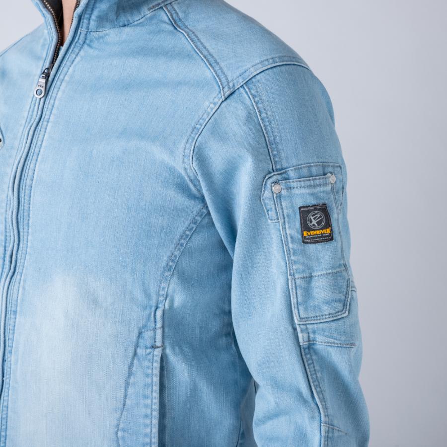 EVENRIVER（イーブンリバー） USD707 ストレッチ デニム S~5L ブルゾン かんたん刺繍申込み 作業服 作業着 秋冬向き かっこいい : はたらくヒト支え隊 - 通販 ...