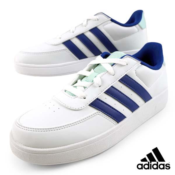 adidas アディダス CORE BREAK 2.0 K IE3788 コアブレイク 白青 ホワイト レースアップスニーカー スポーティ ...