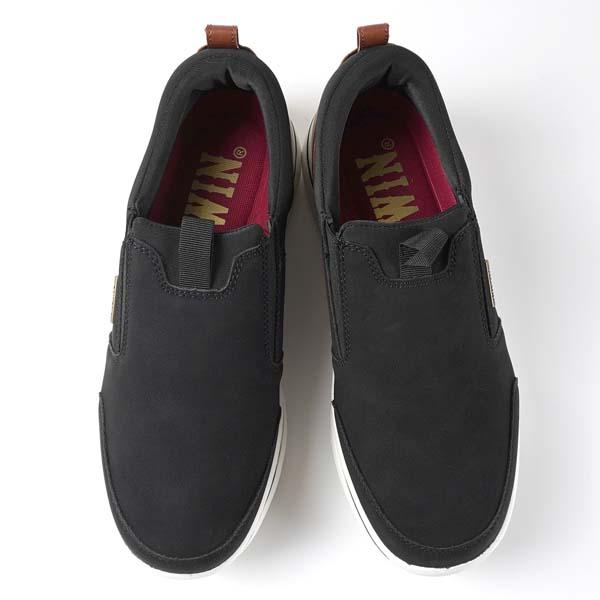 EDWIN エドウィン EFW-7646 4E 幅広 ワイド ストレッチ 軽量 スリッポン カジュアルシューズ 黒 茶 メンズ 送料無料 : クリックマーケットMASUYA - 通販 ...