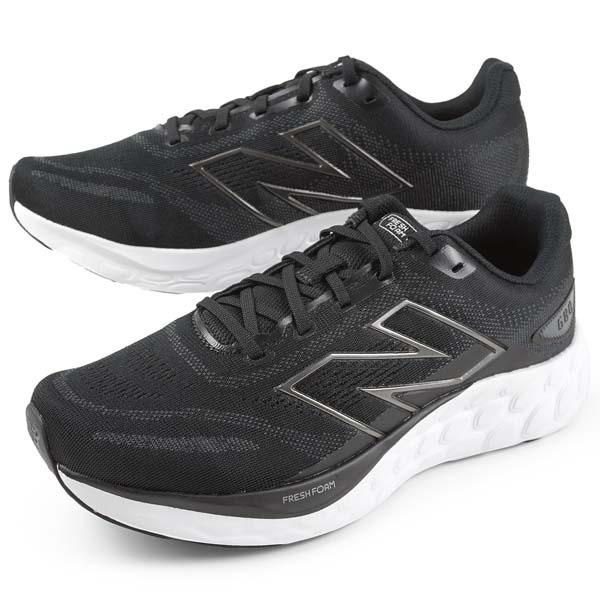ニューバランス New Balance Fresh Foam 680 v8 EE フィットネス ランニング M680 LK8 RB8 RO8 軽量 ウォーキング スニーカー 黒 青 橙 ...