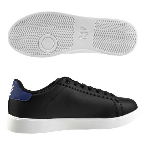 ギャップ GAP コートスニーカー GPU12401 合成皮革 ベージュ 黒 白 軽量 ユニセックスモデル カジュアル スポーティ シンプル レディース/メンズ 送料無料 ...