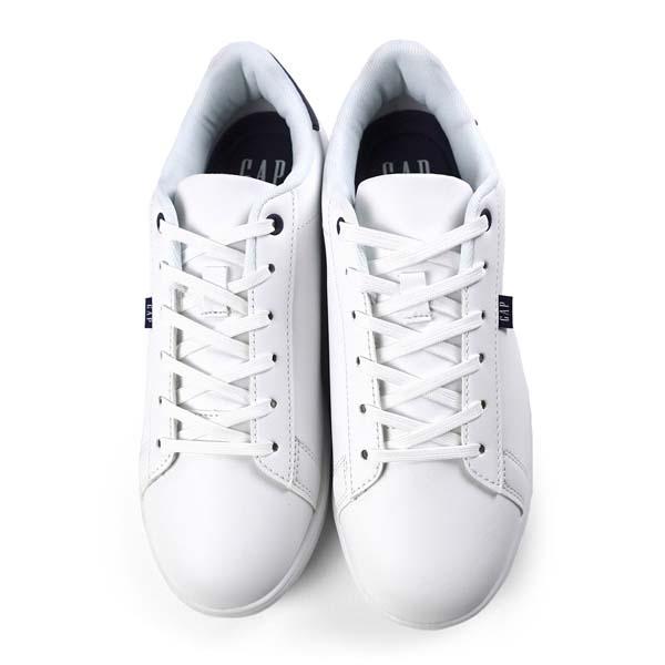 ギャップ GAP コートスニーカー GPU12401 合成皮革 ベージュ 黒 白 軽量 ユニセックスモデル カジュアル スポーティ シンプル レディース/メンズ 送料無料 ...