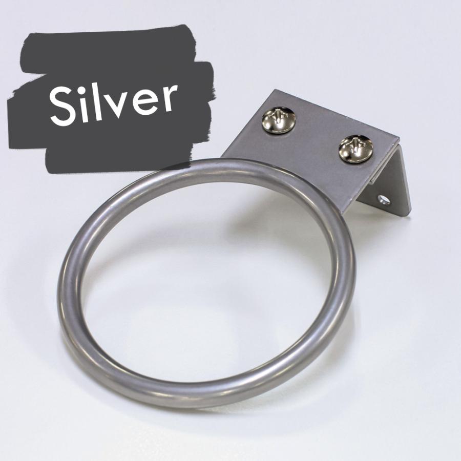 ドライヤーハンガー ホルダー シルバー 洗面 ドライヤー収納 ドライヤー入れ ドライヤー置き ドライヤーフック おしゃれ シンプル DIY 什器 美容室 サロン : MATELI SALON ...