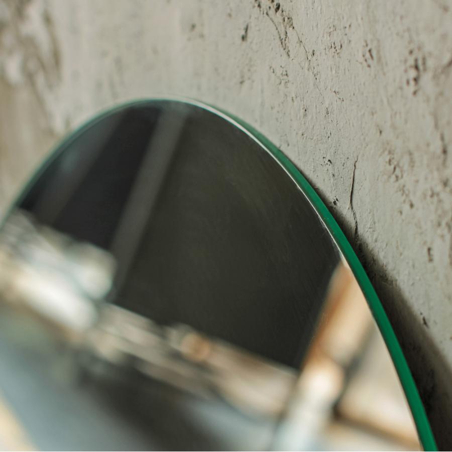 ウォールアートミラー10 サークル500 鏡 ミラー 壁面ミラー セット面 おしゃれ 美容室 ヘアサロン サロン 韓国風 メイクスペース 大型 高品質ミラー 直径50 : MATELI ...