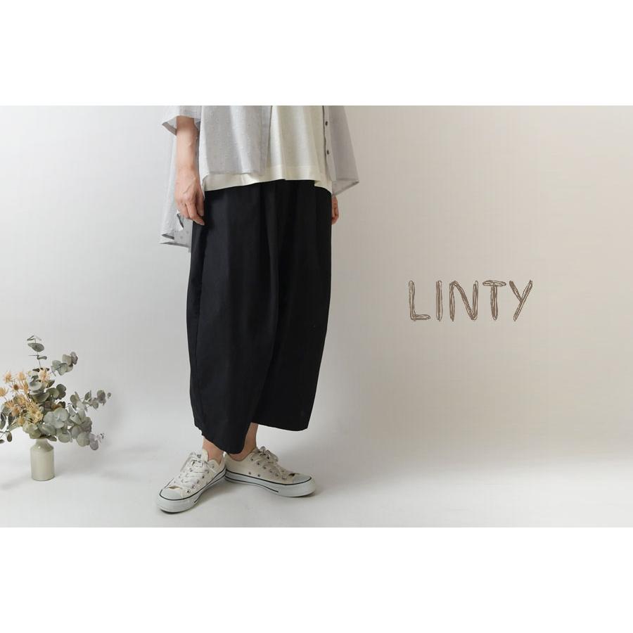 パンツ LINTY リンティー コットン ボールパンツ -ライト - 319504 レディース ナチュラル 春 夏 大人可愛い 服 ジーンズ ...
