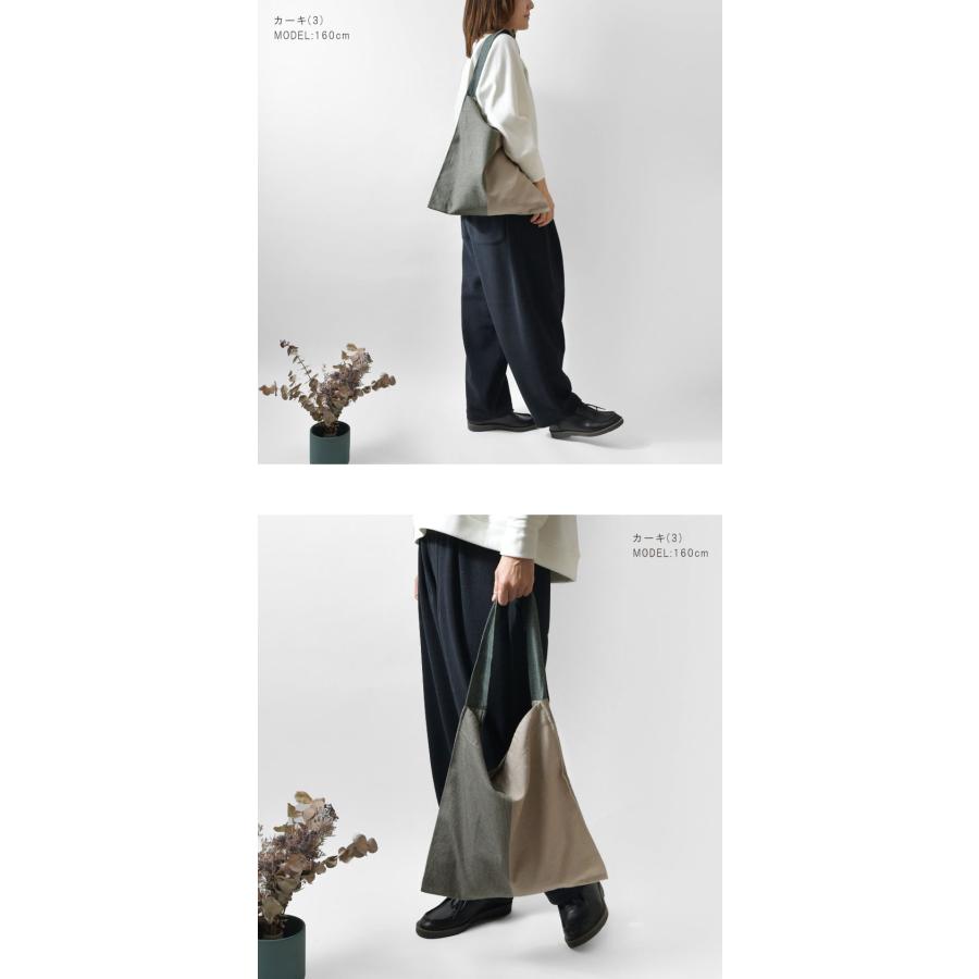 クーポン対象外 バッグ レディース niki* ニキ 2c-3p パネル ショルダー 722-038 バック トート 播州織 コットン 布製 A4 通勤 通学 軽量 大きめ : Matilda ...