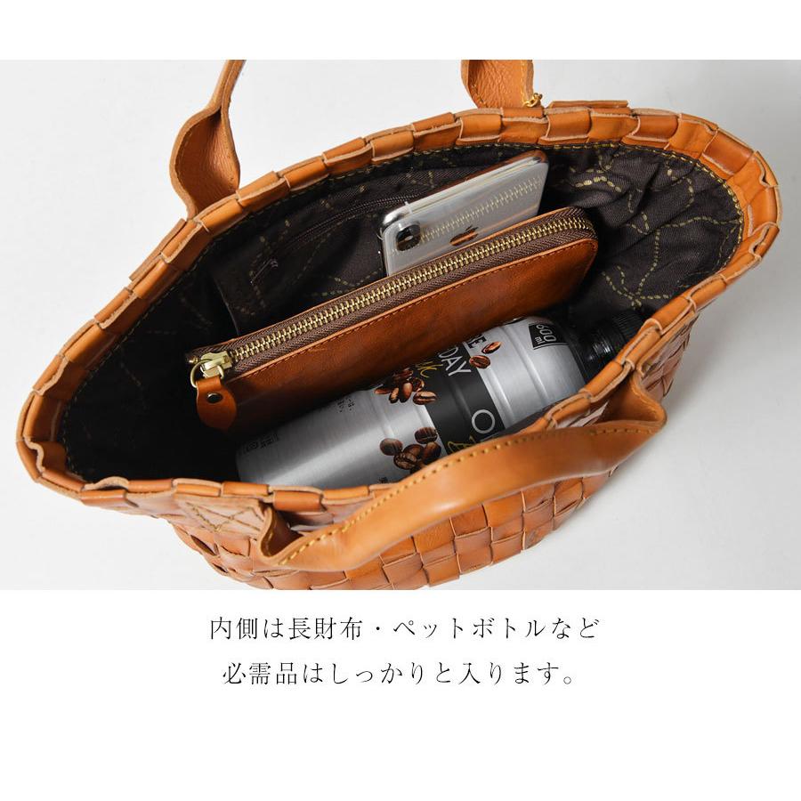 robita（ロビタ） トートバッグ レディース ロビータ メッシュ レザー バスケットトートバッグ Sサイズ (AN-245) anyam nya 正規取扱店 ハンドバッグ ...