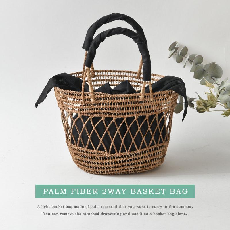 TARANGO バッグ レディースTARANGO タランゴ パームファイバー 2way 巾着 カゴバッグ PB76 正規品 春 夏 鞄 かばん ...