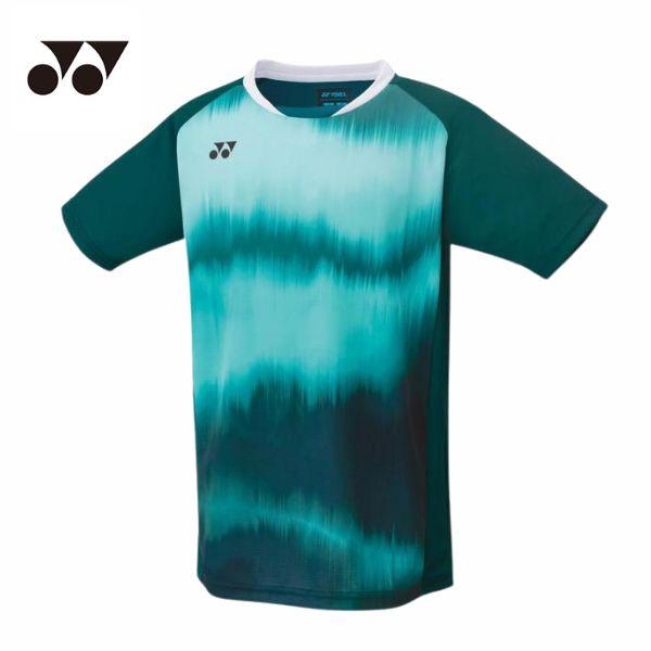 YONEX（ヨネックス） メール便発送可 メンズ ゲームシャツ(フィットスタイル) 10447-544 テニスウェア ティールグリーン 特価 ...