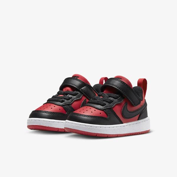 NIKE ナイキ コート ボロー LOW リクラフト DV5458-600 キッズシューズ ユニバーシティレッド/ブラック : マツバラ ...