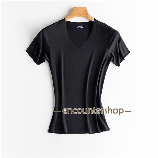 【3枚セット】Tシャツ メンズ インナーシャツ Vネック 冷感 無地 カジュアル ひんやり 肌着 速乾 通気 シームレス 薄手 カットソー : 松林商店 - 通販 - Yahoo!ショッピング