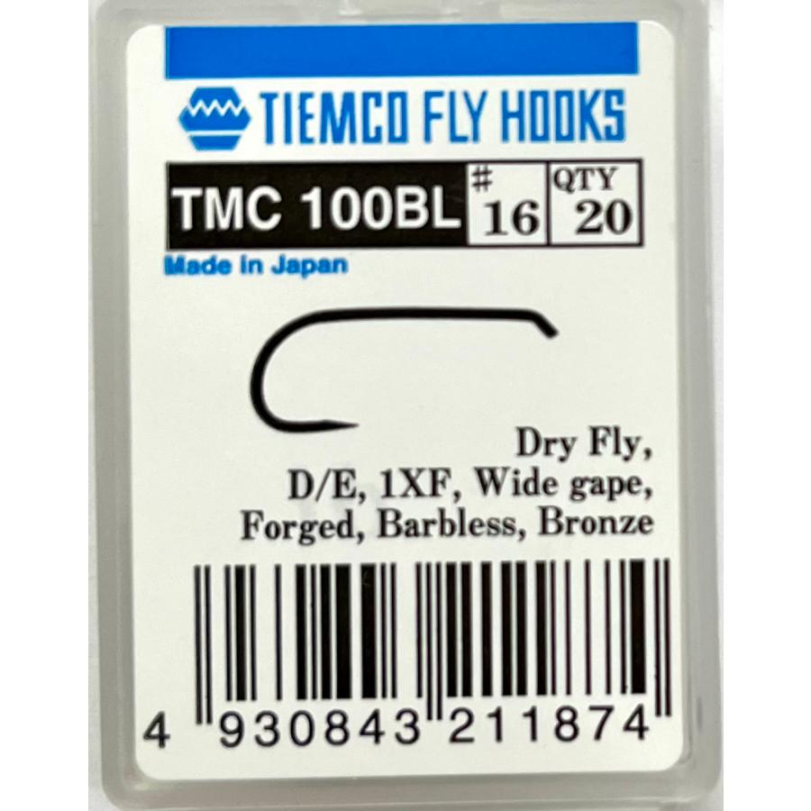 TIEMCO（ティムコ） （クリックポスト発送）ティムコ フライフック TMC100BL ＃16 バーブレス / TIEMCO FLY HOOKS : 松本釣具店Yahoo!店 - 通販 ...