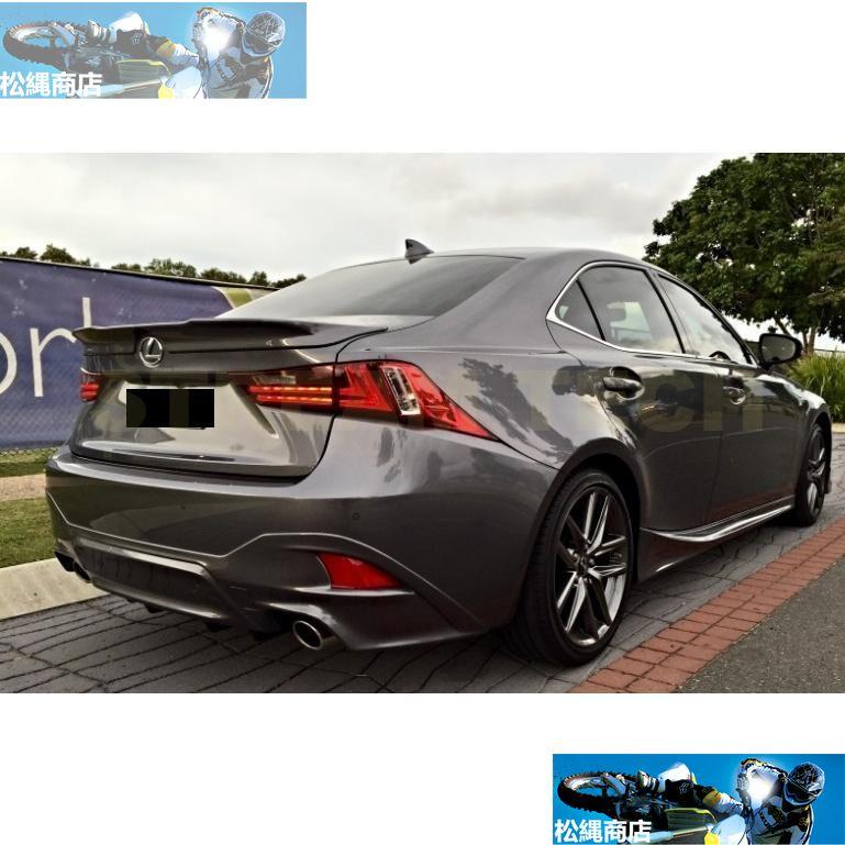 LEXUS レクサス IS セダン 2013年?用 TRタイプ カーボン トランクスポイラー リアスポイラー リアウイング IS350 IS300 IS300h Fスポーツ 人気商品 ...