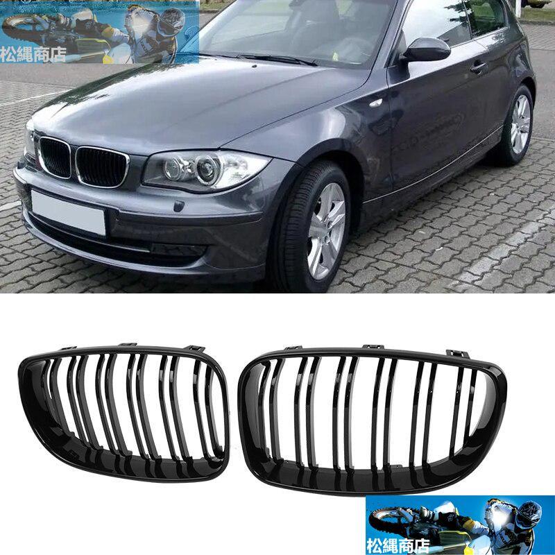 つやあり ブラック グリル フロント キドニー ダブル ライン BMW E81 E87 E82 E88 128I 130I 135I 08-11 Dual Slats グリルs : 松縄商店 ...