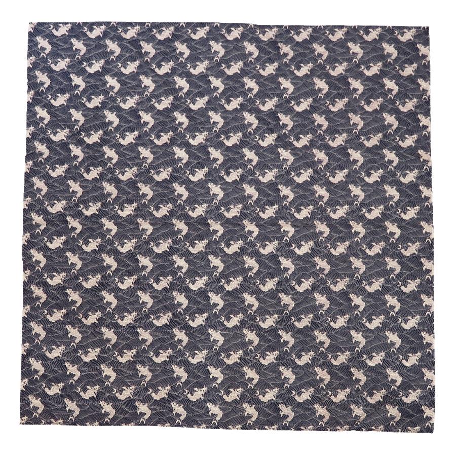 小粋・和の詩・風呂敷・荒磯文様（紺） : fu-104 : 祭屋 そなみ呉服店 - 通販 - Yahoo!ショッピング