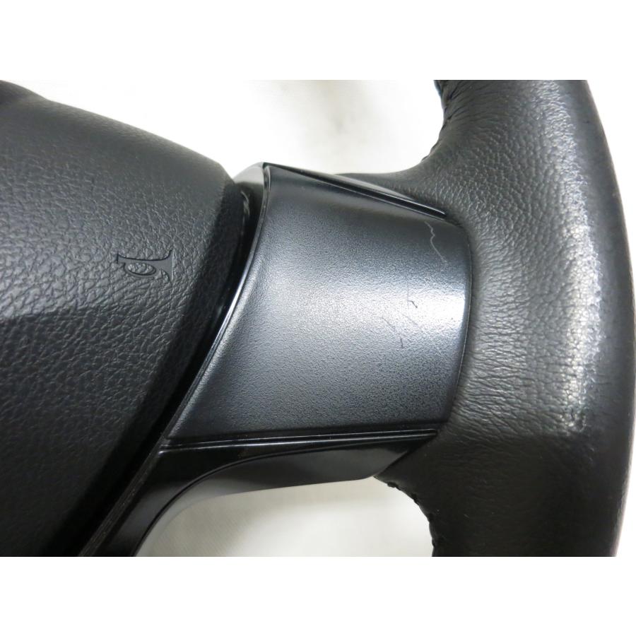 ステップワゴン スパーダ RK6 RK5 純正 革 ステアリング ハンドル エアバック エアーバックRK1 RK2 77810-SZW-N80ZA 管理番号（W-3590）インフレーター無し ...