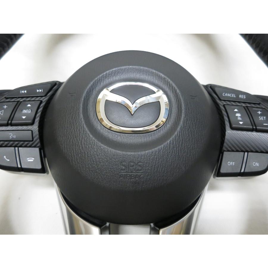 CX5 CX-5 KE2 前期 純正 革 ステアリング ハンドル エアバック エアーバック カバー CX-3 DK デミオ DJ 管理番号（W-ZIX15） : 松下自動車 ヤフーショッピング ...