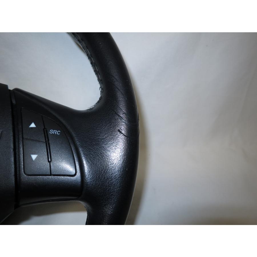 フィアット 500 312 純正 革 ステアリング ハンドル エアバック エアーバック 61924331 735452889 C383 6192 4050 C 管理番号（W-4323 ...