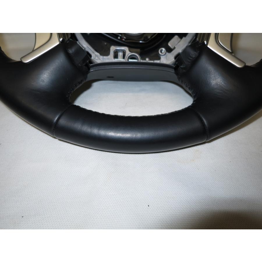 希少!ヒーター 付! アウトランダー GG2W PHEV 純正 革 ステアリング ハンドル GG3W GF7W GF8W GK1W GL3W CV1W 後期 管理番号（W-3746） : 松下 ...